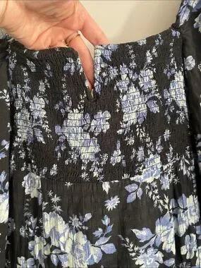 Free People | Dresses | Free People Jaymes Floral Midi Dress With ...